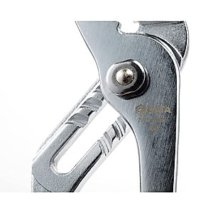 SATA 10-Inch Tongue-and-Groove Pliers, Straight Jaw Design, with Chrome Vanadium Steel Construction and Green Dipped Handles - ST70412ST