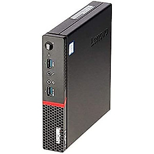 Lenovo ThinkCentre M900 Micro Desktop Computer PC, Intel Quad Core i5, 16GB RAM, 512GB SSD, Windows 10 Pro, Periphio Wireless Keyboard & Mouse (Renewed)