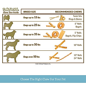 Fieldcrest Farms Nothing to Hide Natural Rawhide Alternative Twist Stix for Dogs - 3 Pack (30 Sticks) Premium Grade Easily Digestible Chews - Great for Dental Health (Beef, Stix)…