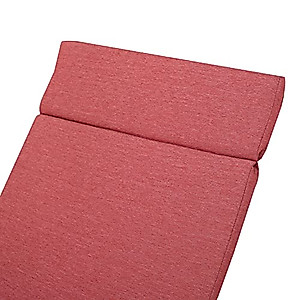 Christopher Knight Home Salem Outdoor Water Resistant Chaise Lounge Cushion, Red