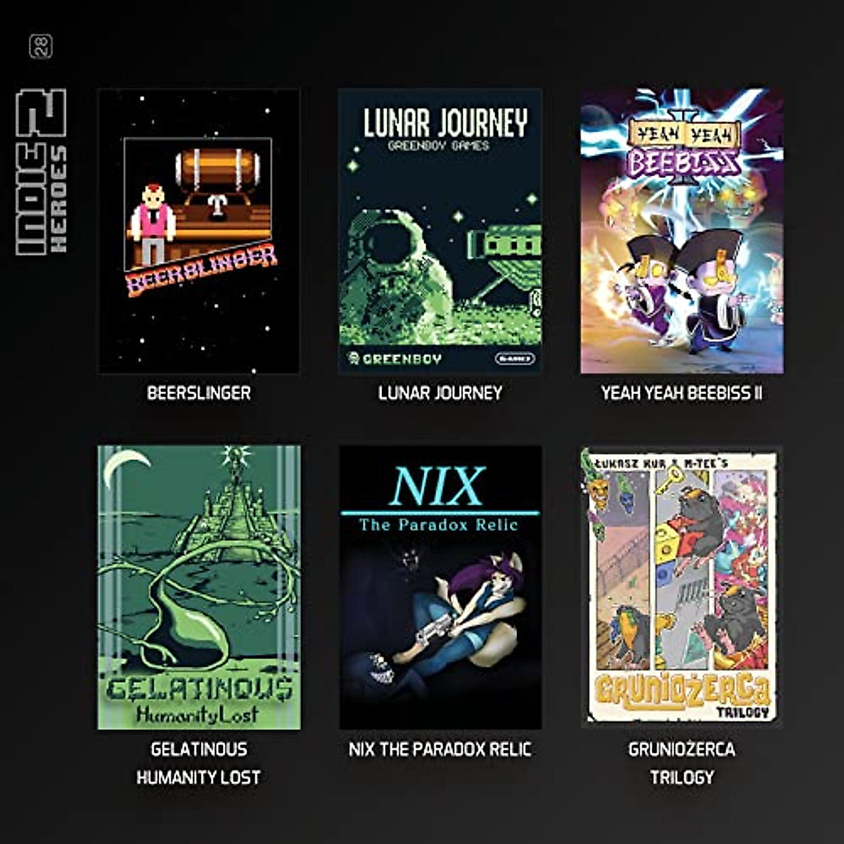 Blaze Evercade Indie Heroes Cartridge 2 – USA