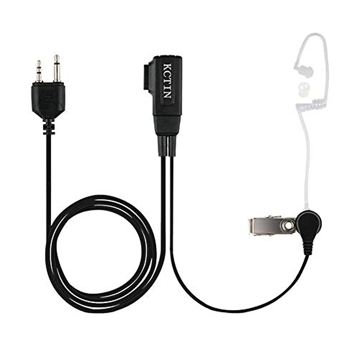 KCTIN Walkie Talkie Headset for Midland with Mic Security Earpiece for GXT1000VP4 LXT500VP3 GXT1050VP4 GXT1000XB (6 Packs)