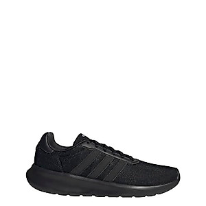 adidas Men's Lite Racer 3.0 Running Shoe, Core Black/Core Black/Gre, 11.5