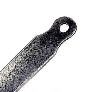 turk Iron Frying Pan (for Roasting) (11.0 inches (28 cm) Deep with Support Grip, Black