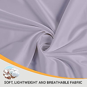 5 STARS UNITED Weighted Blanket Cover – 41”x60”, Grey, Bamboo Dual-Sided - Removable Duvet Cover Only