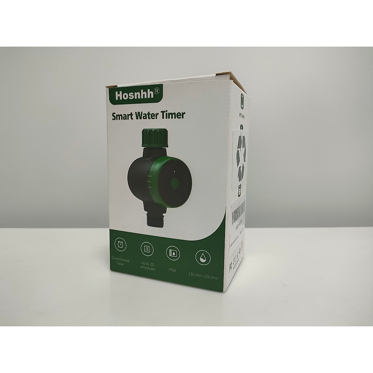 Bluetooth Sprinkler Timer, Single-Outlet Smart Water Timer Green Programmable Hose Timer with 3 Irrigation Mode of Rain Delay/ Manual/Automatic Outdoor Irrigation Timer for Lawn Garden Pool