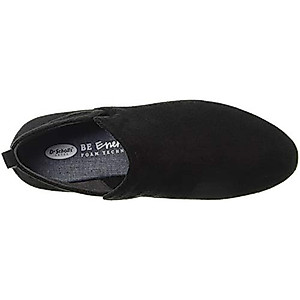 Dr. Scholl's Shoes Women's Rate Ankle Boot, Black Perforated Microfiber Suede, 10 US