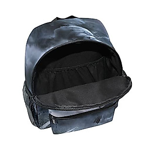 Glaphy Custom Kid's Name Backpack Tornado Pattern Toddler Backpack for Daycare Travel Personalized Name Preschool Bookbag for Boys Girls