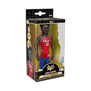 Funko Pop! Gold NBA: Sixers - Joel Embiid 5" with Chase (Styles May Vary)