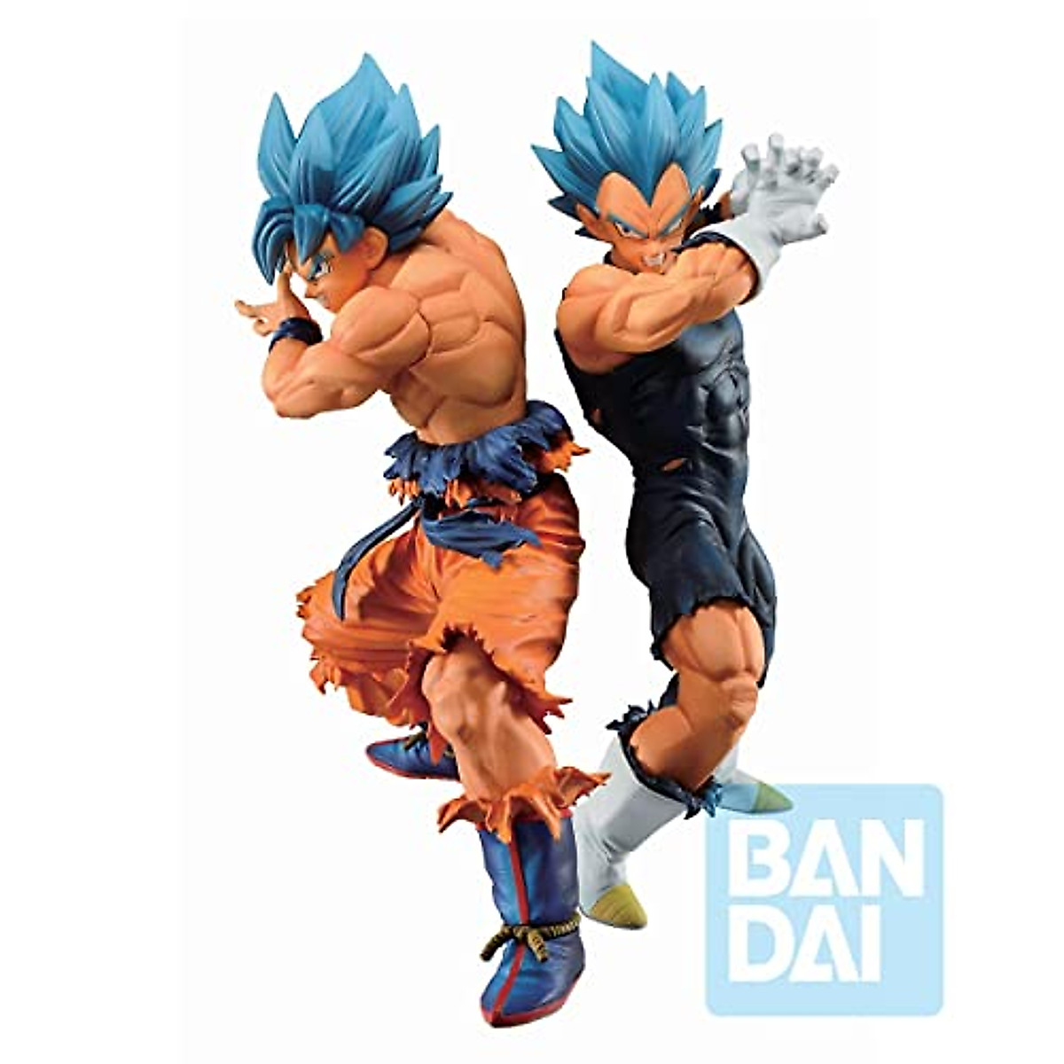 Ichibansho Figure - Dragon Ball Super - Son Goku & Vegeta (Super Saiyan God Super Saiyan) (Vs Omnibus Super), Bandai Spirits Collectible Statue