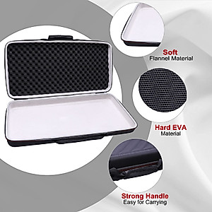 LTGEM Controller Case for Alesis V-Mini - 25-Key USB MIDI Keyboard Controller, Hard Storage Travel Protective Carrying Bag