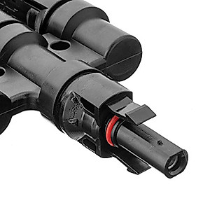 Spartan Power T Branch 3 to 1 Connector Parallel Solar Panel Cable Connectors MFFF + MMMF