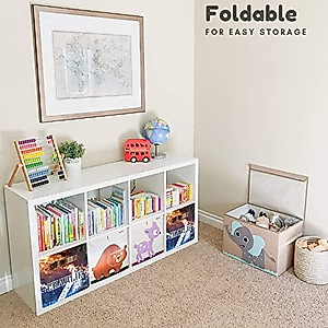 Space Football Personalized Storage Basket ,Custom Storage Bins Cubes Organizer with Handle for Bedroom Wardrobe,Nursery,Basket 2 Pack