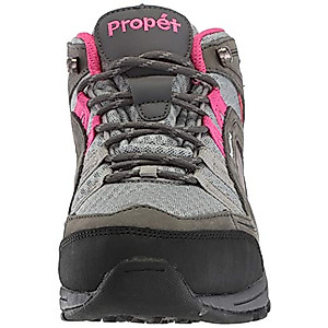 Propét Women's Peak Hiking Boot, grey/berry, 6 XWide
