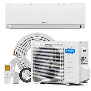 ROVSUN 18,000 BTU 19 SEER Mini Split Air Conditioner with Inverter Technology, 230V/60Hz, AHRI Certified, Eco-Friendly, Smart Operation, Quiet Cooler & Heater, Customer Care