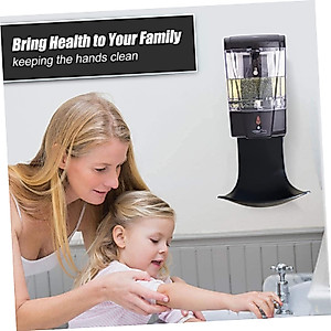 SHOWERORO Soap Dispenser Tray Wall Mount Soap Laundry Cup Holder Soap Dispenser Wall Mounted Machine Hand Soap Dispenser Drip Tray Spray Laundry Accessories Abs Plastic