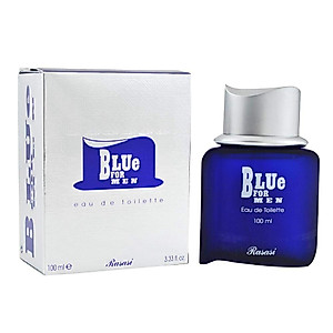 Rasasi Blue Eau De Toilette Spray for Men, 3.4 Ounce