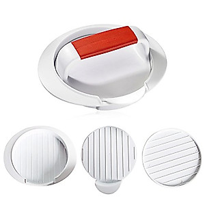 Burger Press Hamburger Maker Mould Machine Set BBQ Patty Juicy Regular Beef Maker Round Non Stick Mold Easy to Use White