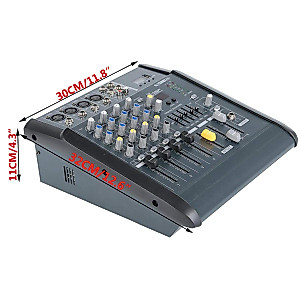 TC-Home Power Mixer Professional 4 Channel with USB Bluetooth 180W RMS 110V
