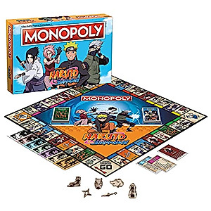 Monopoly: Naruto | Collectible Monopoly Game Featuring Japanese Manga Series | Familiar Locations and Iconic Moments from The Anime Show | 2-6 Players