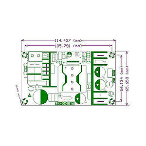 AC to DC 48V Power Converter Module 4A 200W Switching Power Supply Board AC 100-240V Variable Input with Indicator Industrial Grade Switch Power Supply