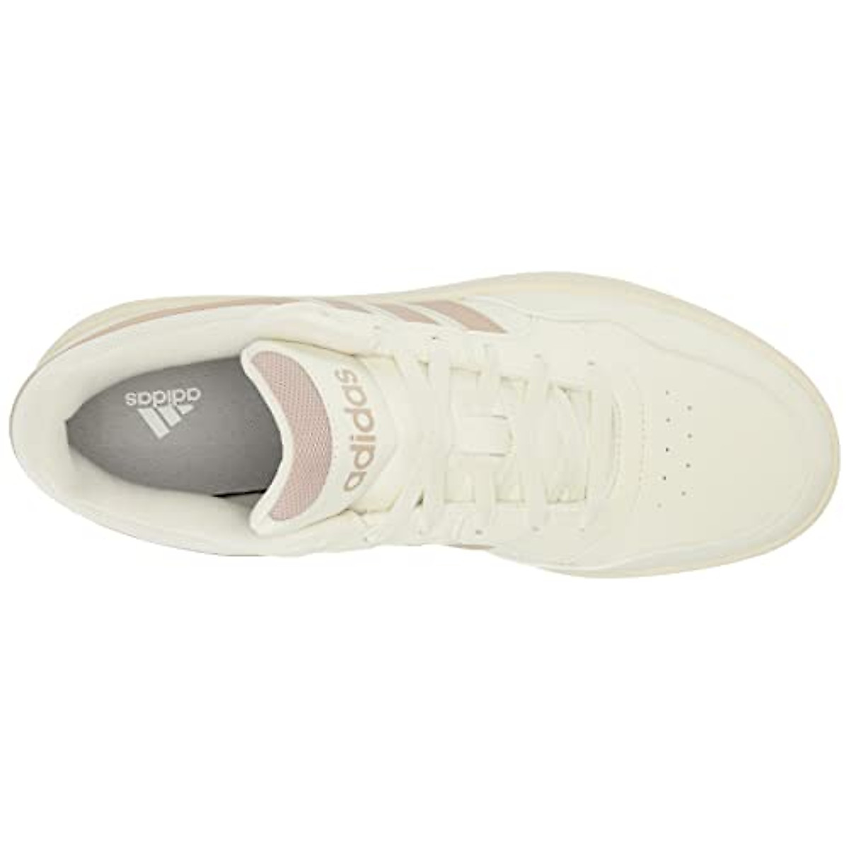 adidas Women's Hoops 3.0 Sneaker, Off White/Wonder Taupe/White, 9