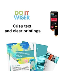 Do it Wiser Remanufactured Toner Cartridge Replacement for Xerox WorkCentre 6027 6025 Phaser 6022 6020 - 106R02757 (Magenta 1,000 Pages)