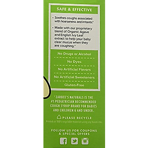 Zarbee'S Natura Children's Grape Flavor Cough Syrup + Mucus, 2 Ounce