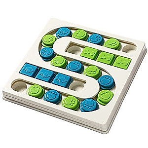 Smart Paws Interactive Pet Puzzle Toys, Level 3 Dog Slow Feeder,Dog Puzzle Feeder,Rabbit Toy