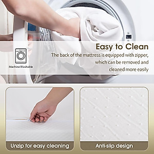 PayLessHere Gel Memory Foam Mattress,Mattress for Cooling Sleep & Pressure Relief, Mattress in a Box with Washable and Removable Zipper Cover,Fiberglass Free,CertiPUR-US Certified,6 Inch Full