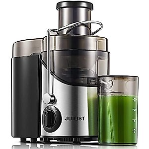 Juicer Machines, Juilist 3" Wide Mouth Juicer Extractor, for Vegetable and Fruit with 3-Speed Setting, 400W Motor, Easy to Clean, BPA Free
