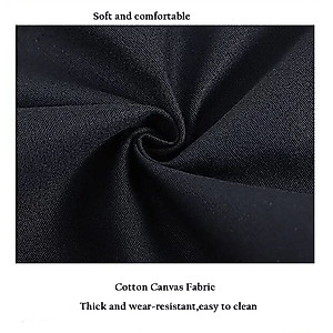 Shmimy Personalized Custom Apron For Men Women Kitchen Cooking Canvas Aprons Customized with Pockets Name Text Logo Picture (1 Pack)