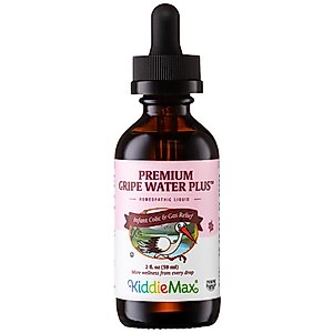 Homeopathic Gripe Water for Infants - Newborn Baby Gas Relief - Daytime / Nighttime Colic Relief for Newborns - Digestion Support & Constipation Ease Anti Gas Drops for Babies at Bedtime, 2 fl. oz.