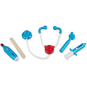 Melissa & Doug Examine and Treat Pet Vet Play Set (24 pcs) - Kids Veterinary Play Set, Veterinarian Kit For Kids, STEAM Toy, Pretend Play Doctor Set For Kids Ages 3+