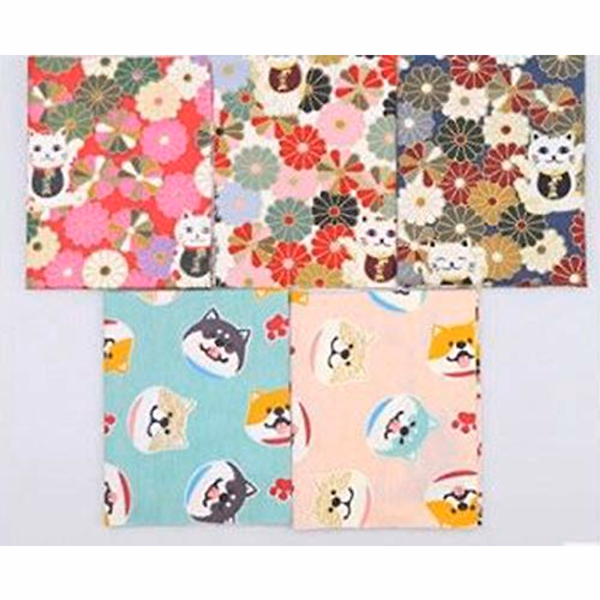 MoonyLI Cotton Fabric Patchwork Precut Fabric Scraps DIY Christmas Quilting Fabric Fat Quarters Precut Fabric Bundles Craft Christmas Party Supplies Printed Fabric 5050cm