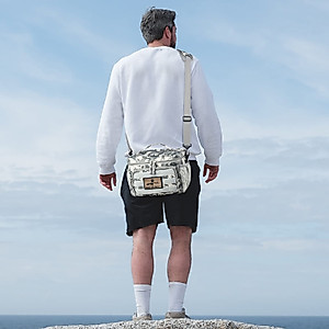 HOMESPON Tactical Lunch Box for Men Tacticism Lunch Bag Adult Insulated Lunchbox Large Durable Leakproof Thermal Cooler Bag with Water Bottle Pouch for Camping Work Fishing