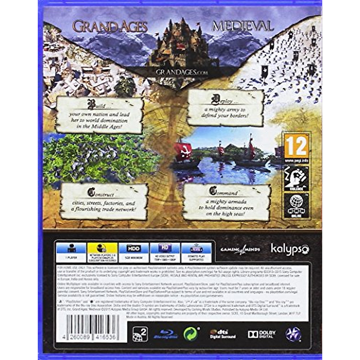 Grand Ages: Medieval (Playstation 4)