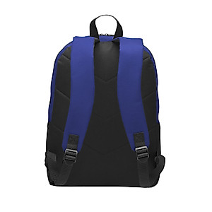 Personalized Casual Value Backpacks, Blue - Your Name - Customized Basic Backpack for School, Business