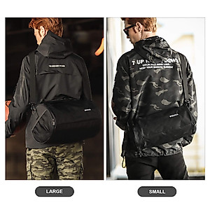 Large Sports Gym Bag for Men Women,Travel Duffel bag with Shoes Compartment,Overnight Tote Bag Workout Bags for Gym