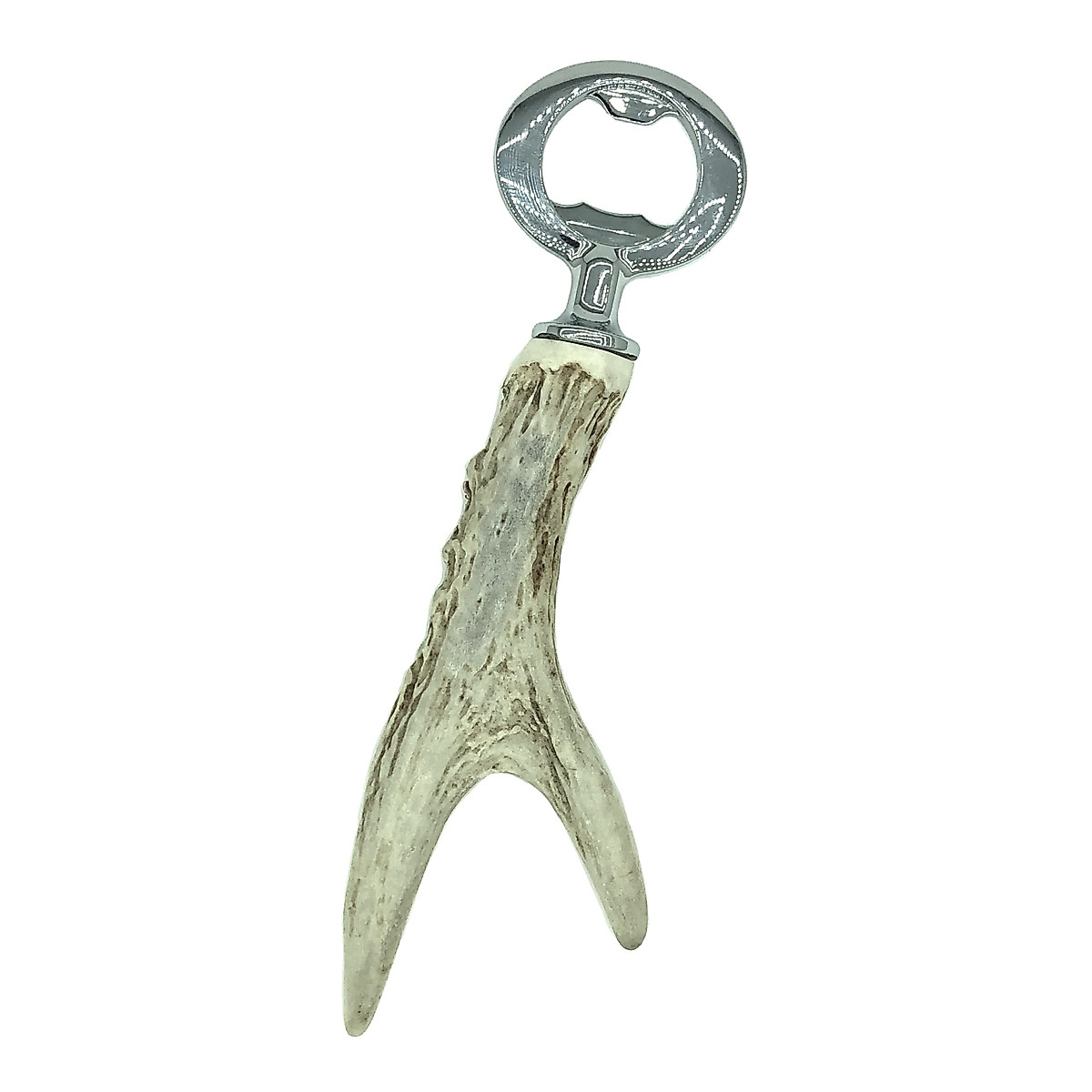 Handcrafted Deer Antler Bottle Opener - Unique & Rustic Bar Accessory for Beer Enthusiasts and Nature Lovers