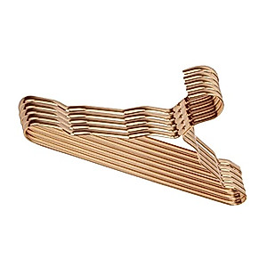 Veemoon 5pcs Racks Telescopic Simple Heavy Anti- Alloy Stainless Steel Saving Practical Non Clothes Professional Storage Hangers Bar Coat Pants Jacket Space Home Duty Slip Kids