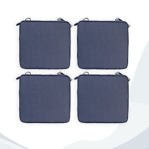 Sunshine Outdoor Indoor/Outdoor Patio Chair Cushion Outdoor Seat Cushions for Patio Furniture 20x20x2.8 inch Set of 4 Sky
