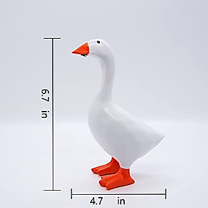 TTKX-BLTU Magnetic Duck Key Holder, Magnetic Goose Key Hooks,Naughty Goose,Cute Keychain, Beautiful Desktop Decoration, Porch Decoration, Funny Home Decorations for Your Home