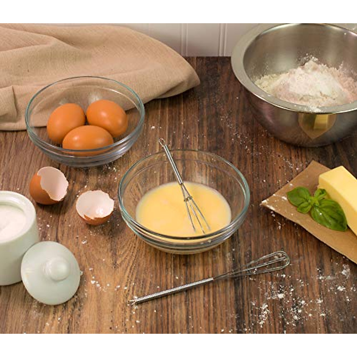 Mrs. Anderson’s Baking Mini Whisks, Includes 1 Each 5-Inch and 7-Inch Whisk