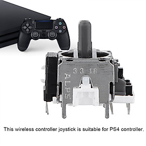 Replacement Analog Stick Joystick, 5 Pcs Analog 3D Joystick Thumbstick Wireless Controller Rocker Compatible with PS4 Controller