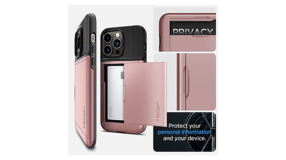 Spigen Slim Armor Case for iPhone 14 Pro Max - Rose Gold