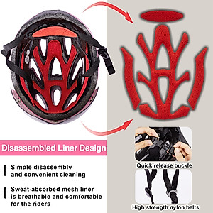 SKT HP Toddler Bike Helmet, Adjustable Helmet for Kids and Youth with Detachable Magnetic Goggles, Bicycle Cycling Skate Scooter Skateboard Helmet for Girls and Boys Pink