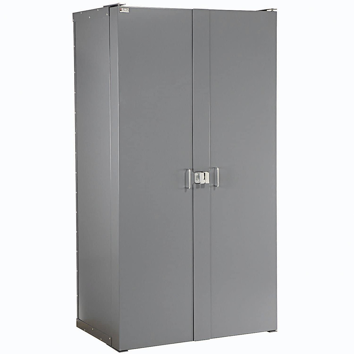 Global Industrial Bin Cabinet with 144 Red Bins, 38x24x72, Assembled