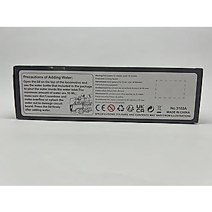 Mini Tudou Christmas Electric Train Set w/Steam, Sound & Light, Remote Control Train Toys w/Steam Locomotive Engine, Cargo Cars & Tracks, Toy Train w/Rechargeable Battery for Kids Boys 3+ Year Old