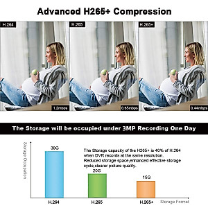 JOOAN 3MP Wireless Security Camera System, 8 Channel Waterproof Security Camera System, 4PCS Night Vision Security Cameras Wireless Outdoor with 1TB HDD, AI Human Detection, Audio Record, Motion Alert